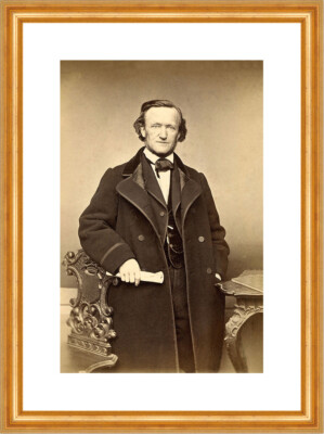 Richard Wagner 1865 Librettist Walhalla Komponist Dirigent Wagner A3 01 ...