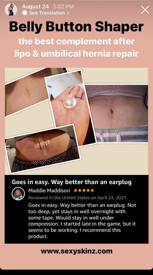 Belly Button Shaper | Navel Silicone Plug | Moldeador De Ombligo en ...