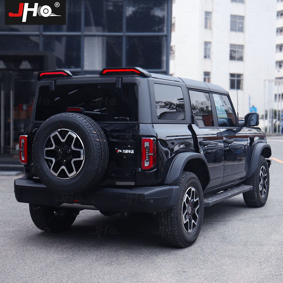 2021-2024 Ford Bronco Roof Spoiler For Ford Bronco ABS Painted Black ...