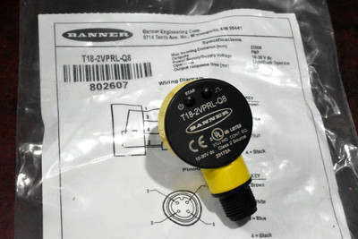 Banner Engineering T18-2VPRL-Q8 Photoelectric Sensor Receiver 802607 | eBay