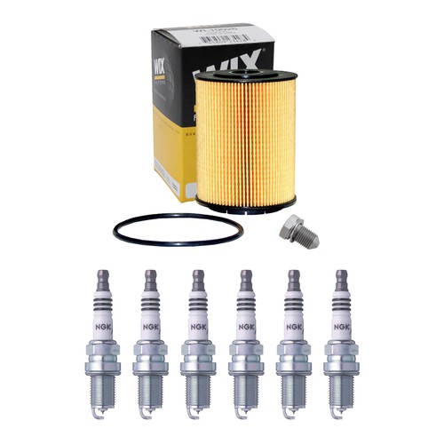 Wix Engine Oil Filter & NGK 6 Iridium IX Spark Plugs kit for EuroVan 2 ...