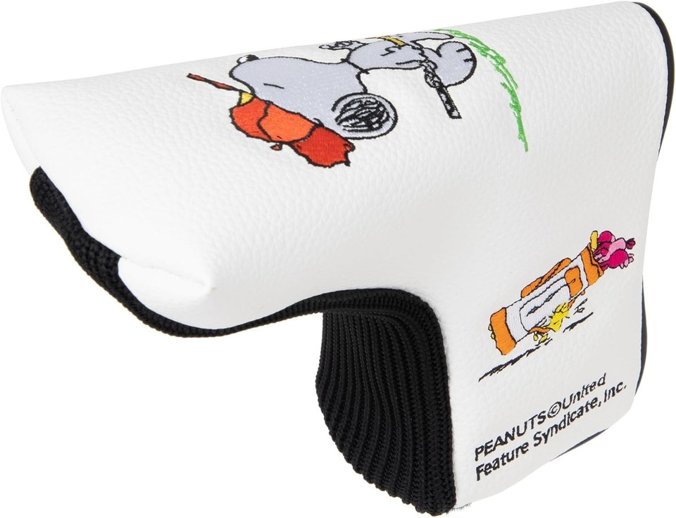 PEANUTS Snoopy Embroidery Golf Head Cover for Blade L-shape Putter LITE ...