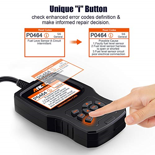 ANCEL AD530 Vehicle OBD2 Scanner Car Code Reader Diagnostic Scan Tool ...