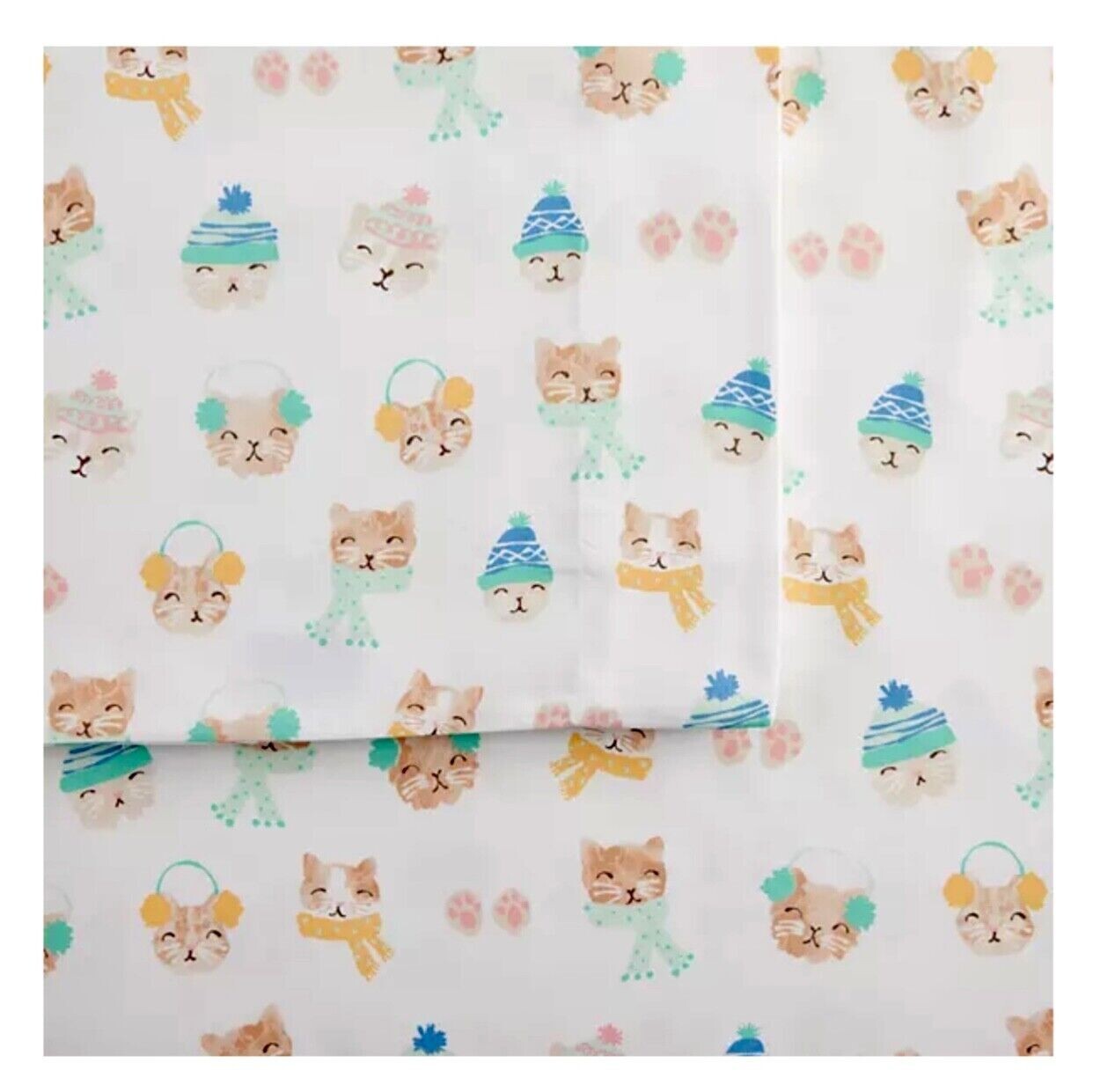 Cuddl Duds Microfiber Flannel Winter Cats Full Sheet Set New | eBay