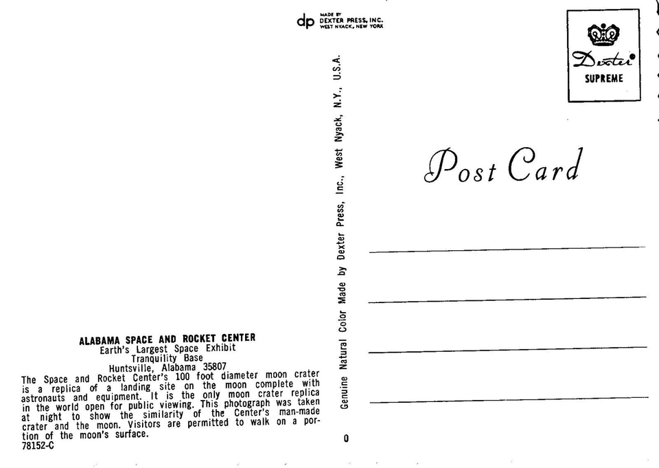 Earth's Largest Space Exhibit, Tranquility Base, AL Space, Rocket Ctr ...