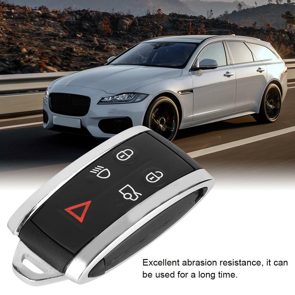 1xCar Remote Key Fob Shell Case Replacement for XF 2009-2012 5 Button ...