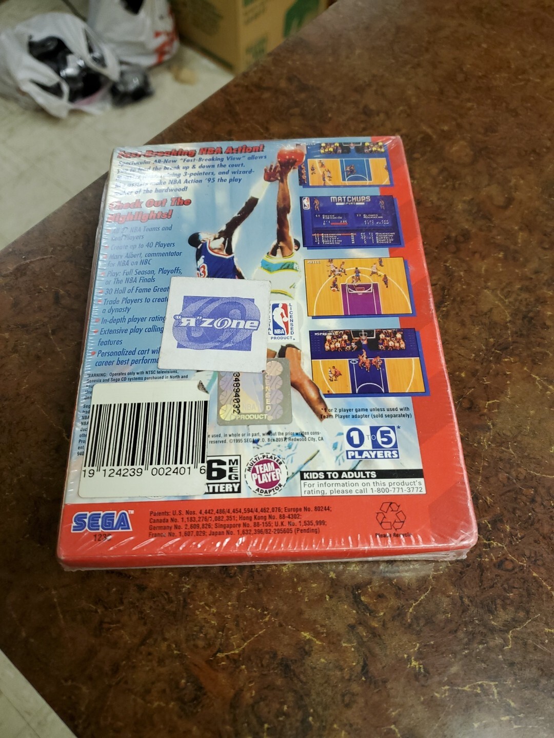NBA Action '95 Starring David Robinson (Sega Genesis, 1995) for sale ...