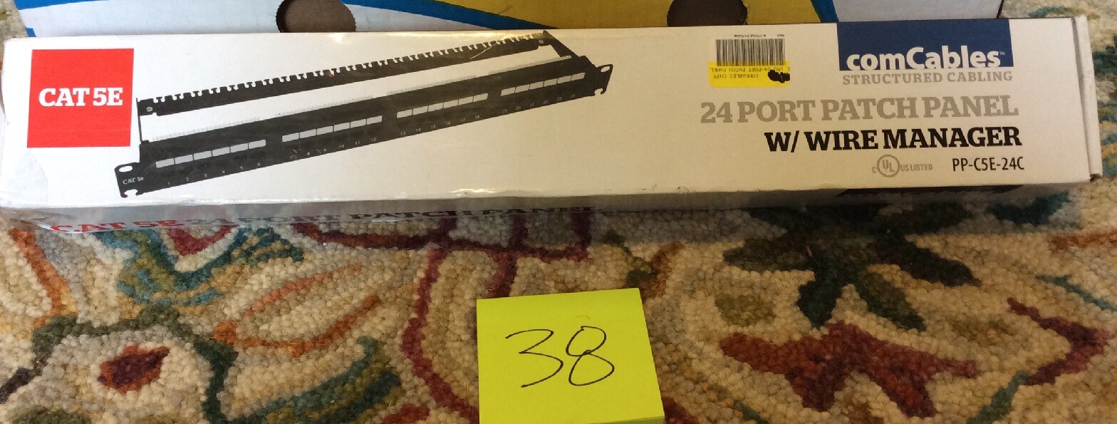 Comcables 24 Port Patch Panel PP-C5E-24C CAT 5E New | eBay