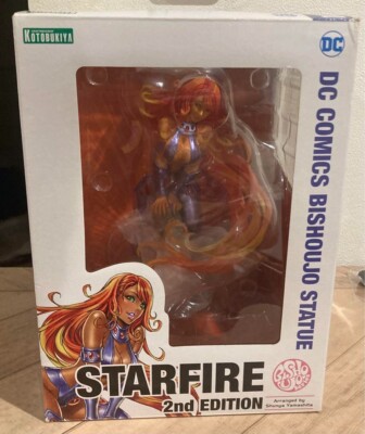 DC Comics Bishoujo Statue Starfire Kotobukiya Box Damage ️ ️ | eBay