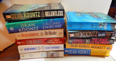 Book Lot Of 11 Dean Koontz Paperback Books Suspense Mr. Murder/Darkfall ...