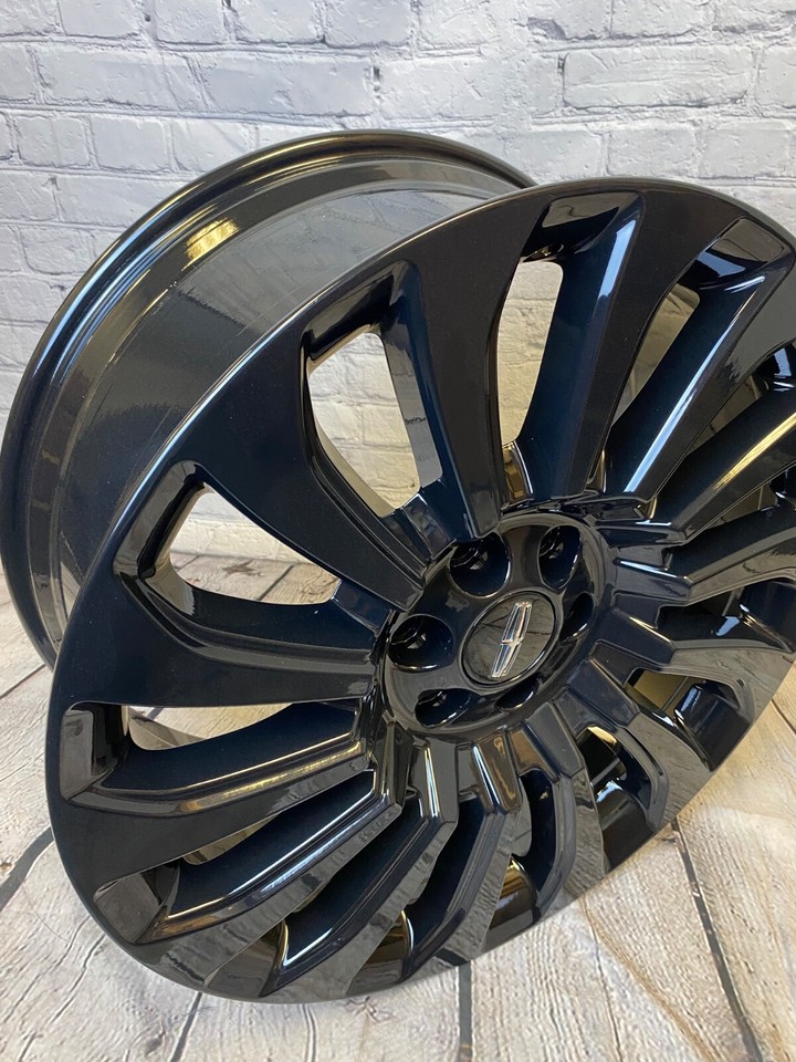 22" LINCOLN NAVIGATOR WHEEL RIM FACTORY OEM 10254 2020-2021 GLOSS BLACK ...