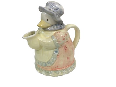 Mother Goose Ceramic Teapot With Lid Children’s Nursery Rhymes | eBay