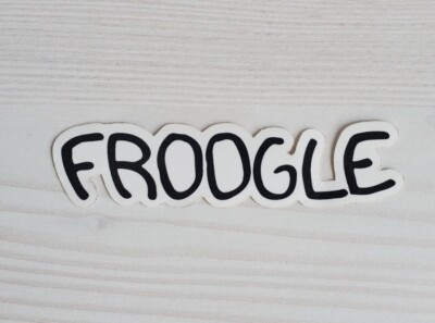 Rising Alt/Indie/Pop Musical Artist Froogle Andy Sticker Black/White ...
