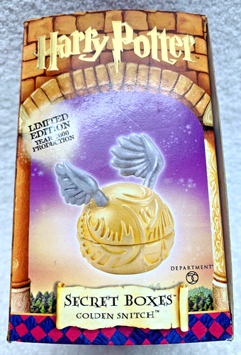 Harry Potter Secret Boxes "GOLDEN SNITCH" Figurine ~ "New/Open Box" | eBay