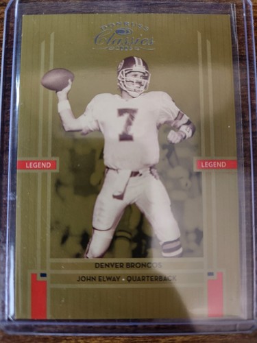 2005 Donruss Classics John Elway Legend 876/1000 #120 Denver Broncos ...
