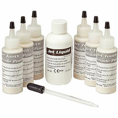 Lang Jet Tooth Shade Self-Curing Acrylic Resin, 6/1 Kit #1493 | eBay