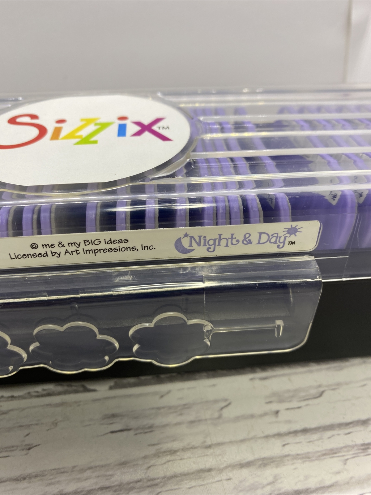 Sizzix Sizzlits Night & Day 35 Dies Alphabet Numbers Punctuation ...