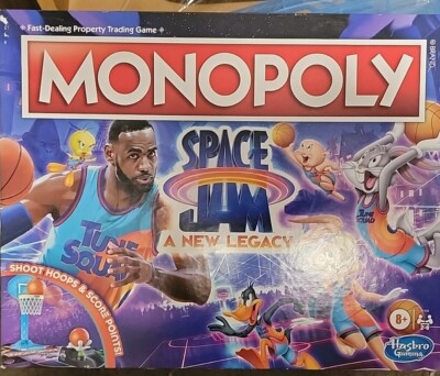 Hasbro Gaming Monopoly Space Jam A New Legacy Edition Board Game LeBron ...