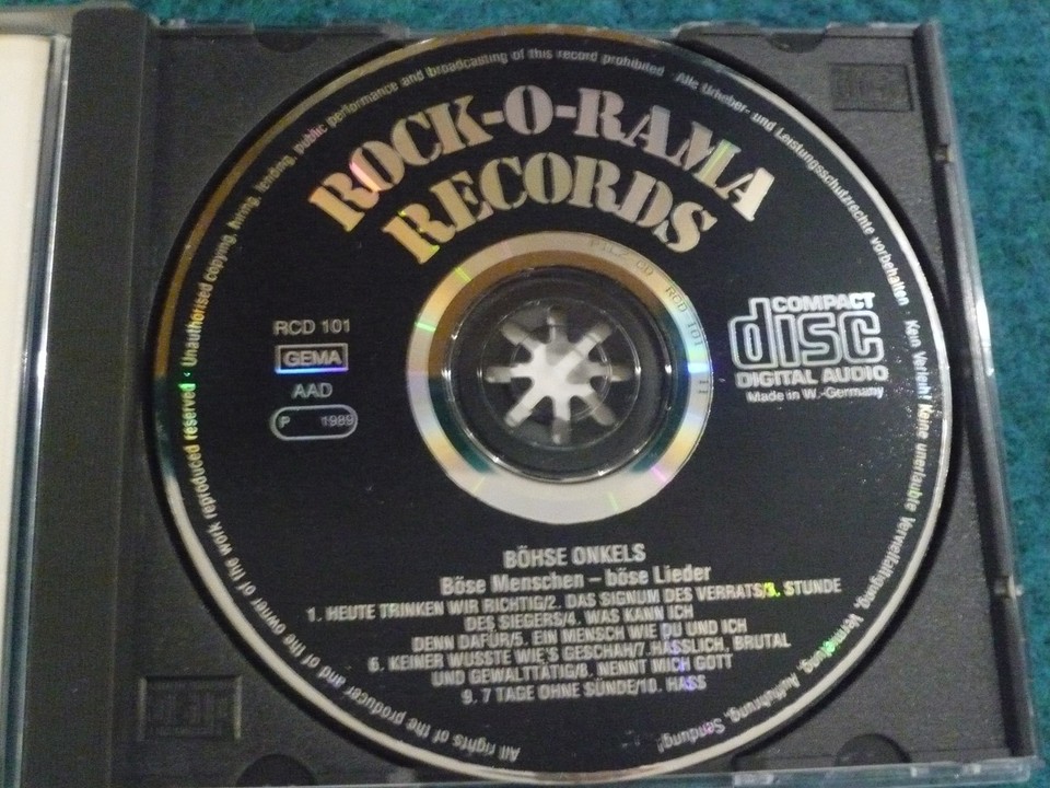 Böhse Onkelz - Böse Menschen Böse Lieder CD | eBay.de