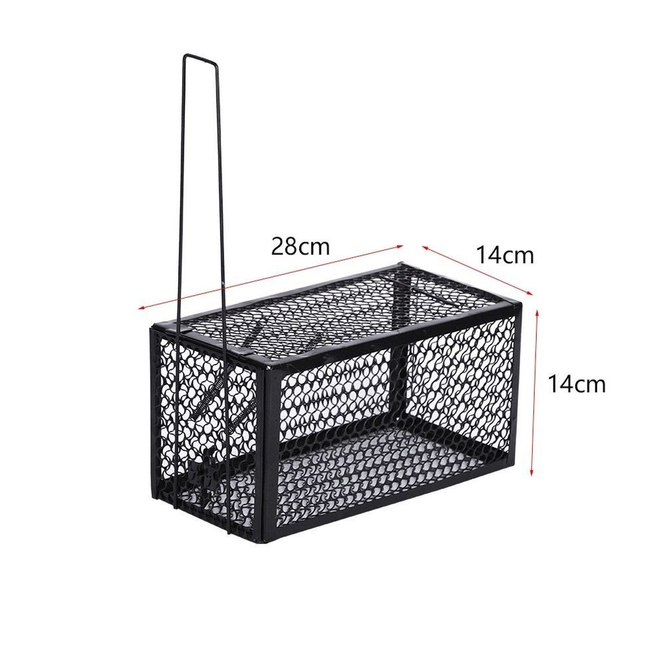 Animal Control Mice Trap Cage Mouse Catcher Rodents Trap Self-locking ...