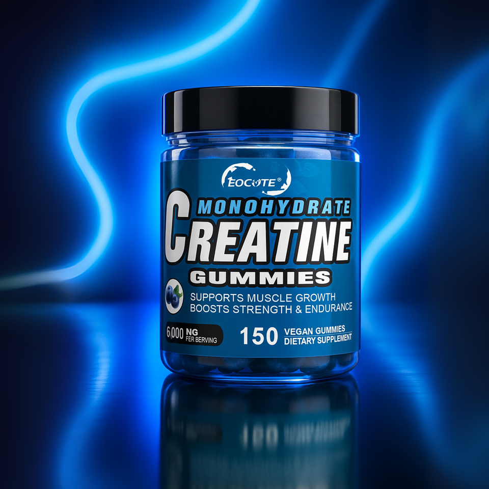 Creatine Monohydrate Gummies - 150 Gummies - 6000mg - Muscle Strength ...