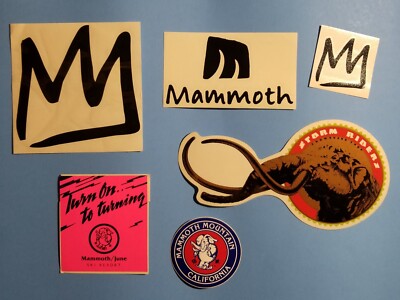 Mammoth Mountain Vintage Sticker Decal Lot | eBay