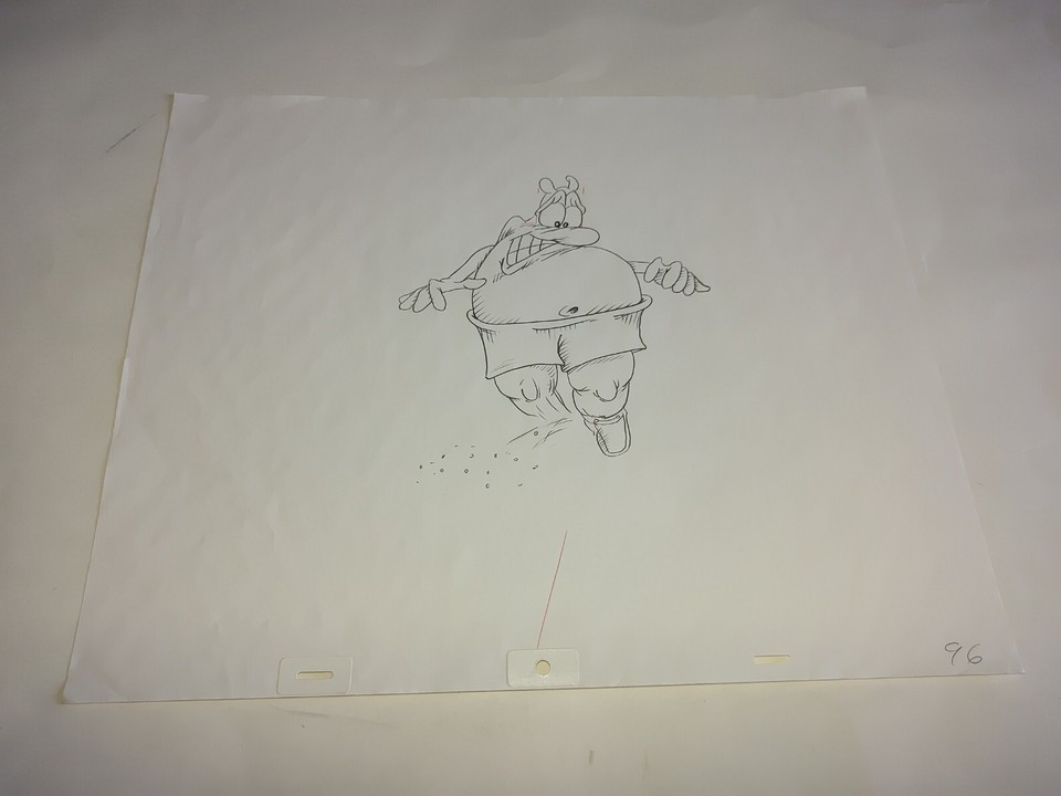One crazy summer animation cel drawing John Cusak Demi Moore dvd blu ...
