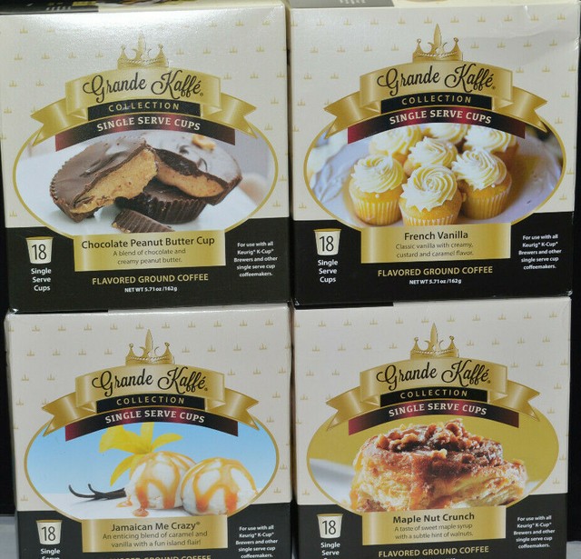 Grande Kaffe Collection French Vanilla Coffee 18 Count Single Serve ...