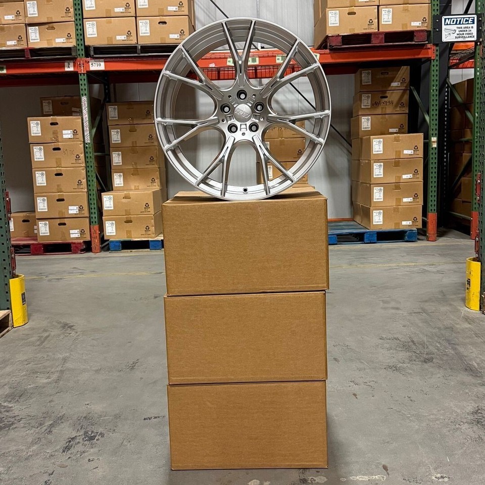 20" M5 CS STYLE SILVER WHEELS RIMS FITS BMW 5X112 530i 540i xDrive ...