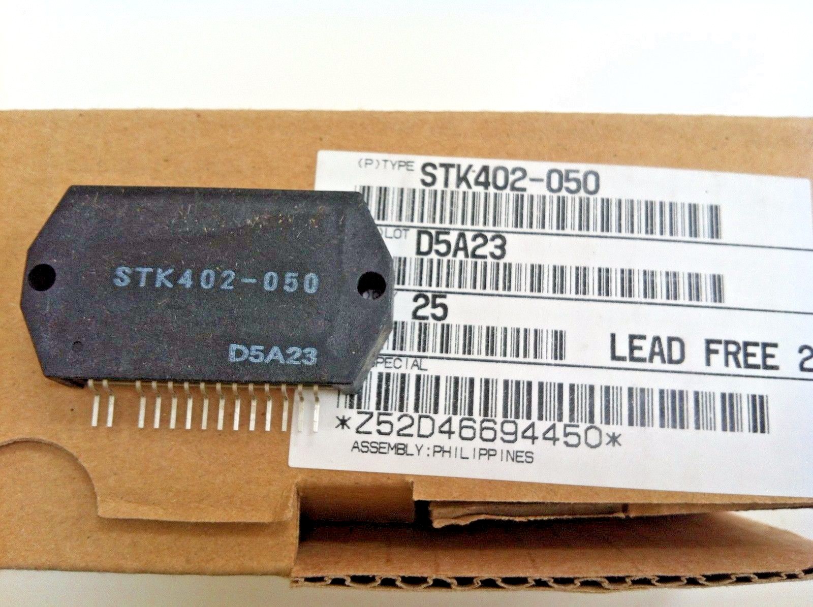 STK402-050 40V; 45W + 45W; 2-Channel + Heat Sink Compound BY SANYO | eBay