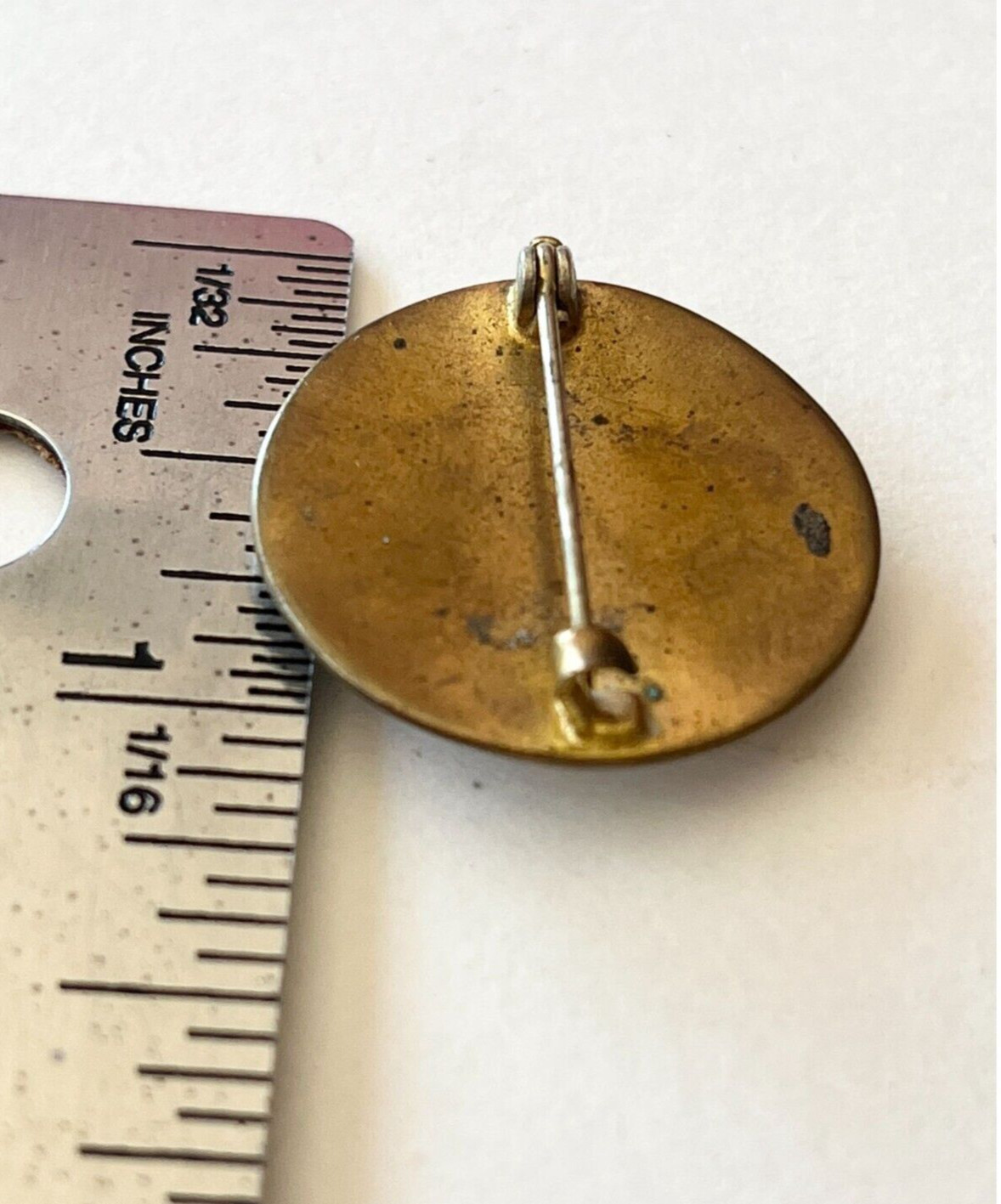 Antique Estate Porcelain Portrait Brooch Pin - Gem