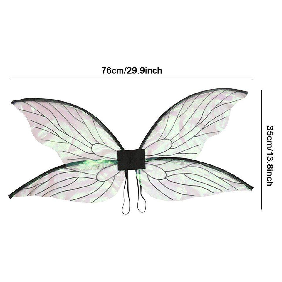 Dress UP Elf Cosplay Wing Creative Fairy Wings Costume Halloween Fairy ...