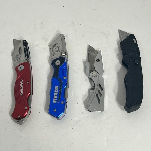 Set of 4 Box Cutters - Kobalt, Husky & Unbranded | eBay