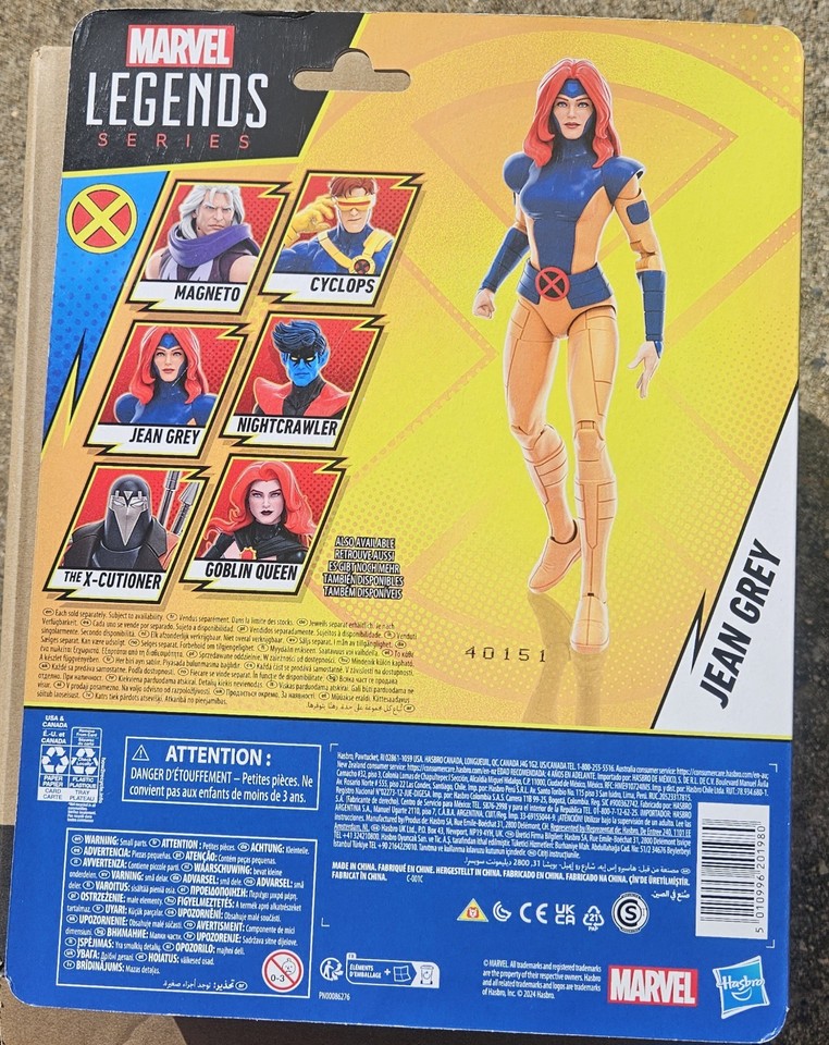 Jean Grey Marvel Legends X-men'97 Jean Grey Action Figure Retro New ...