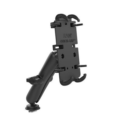 RAM Quick-Grip XL Phone Long 1" Ball Mount with Track Ball Base | eBay