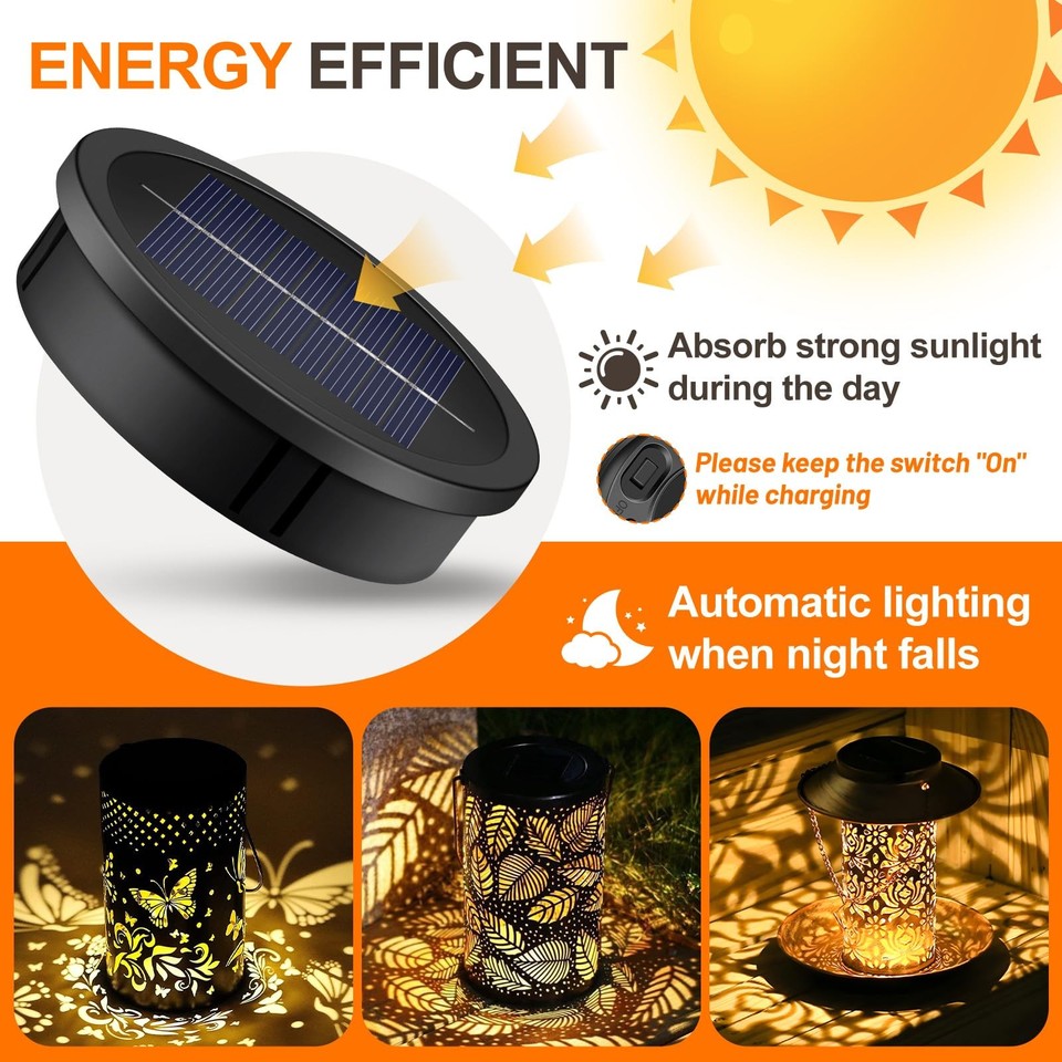 Replacement Solar Light Parts 2 Pack Lights Replacement TopWaterproof ...