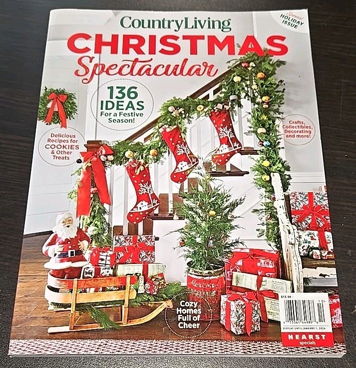 Country Living Magazine Christmas Spectacular 136 Festive Ideas | eBay