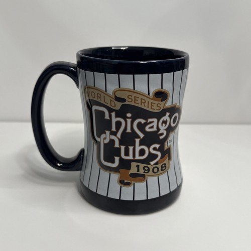 CHICAGO CUBS 1908 World Series Vintage Logo MLB Authentic Coffee Tea ...