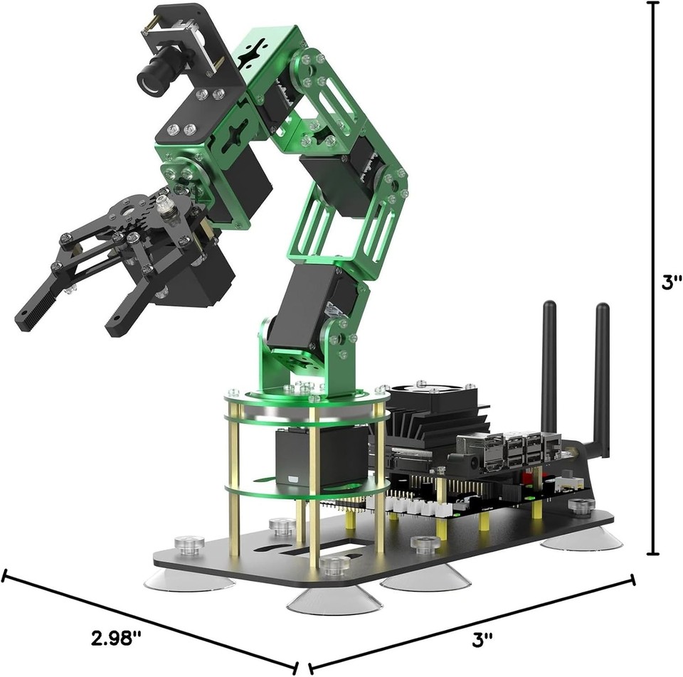 Yahboom Robot Arm Kit 6DOF for Jetson Nano 4GB AI Programmable ...