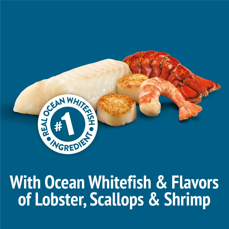 Party Mix Seafood Lovers Crunch, Cat Treats, Scallop, Lobster, & Shrimp ...