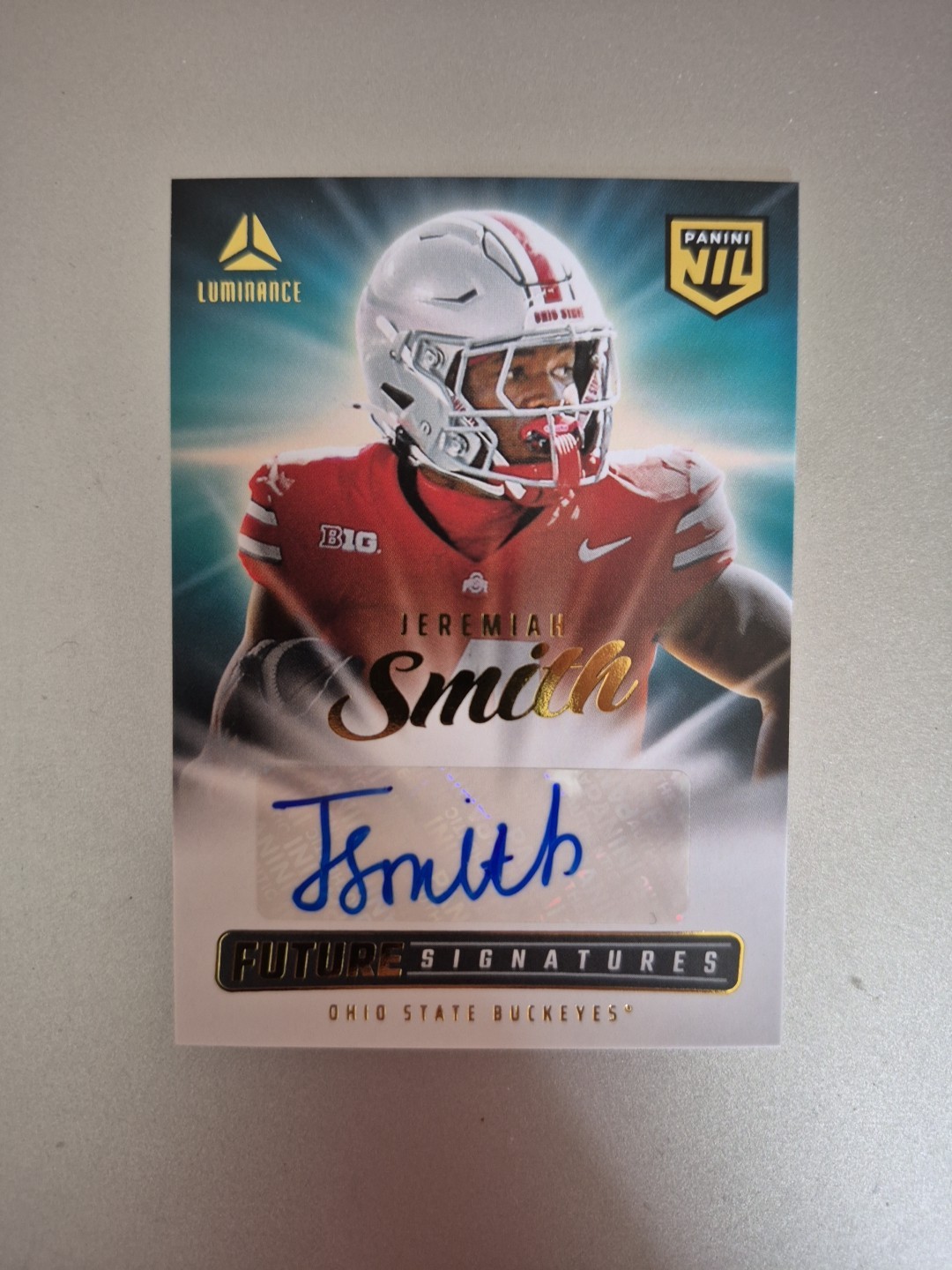 Jeremiah Smith 2025 Luminance #NIL-JSH Future Signatures NIL Price ...
