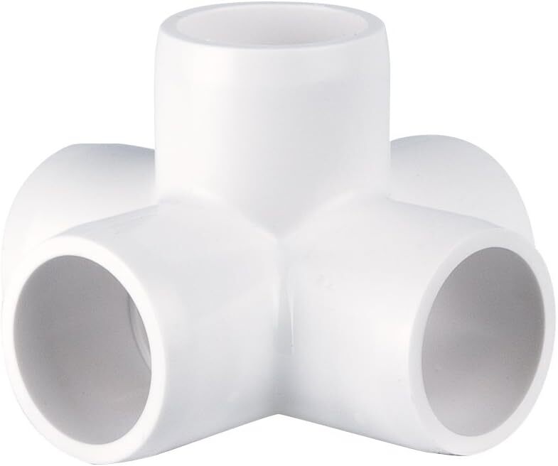 PVC- 5 way X -1" (Furniture Grade White) | eBay