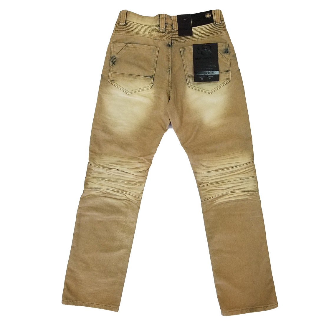 NWT MEN BEAT & RHYTHM PREMIUM DENIM JEAN DP840 MOTORCYCLE BIKER LONG ...