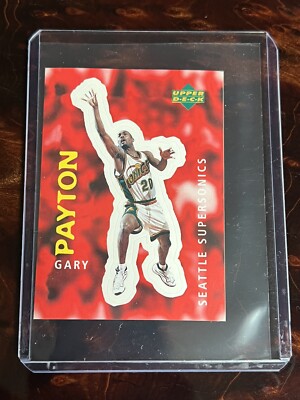 1997 NBA Upper Deck Gary Payton Sticker #127 | eBay