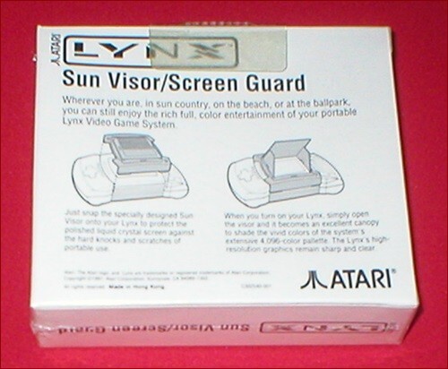 Sun Visor Screen Protector Guard for the Atari Lynx II System NEW ...