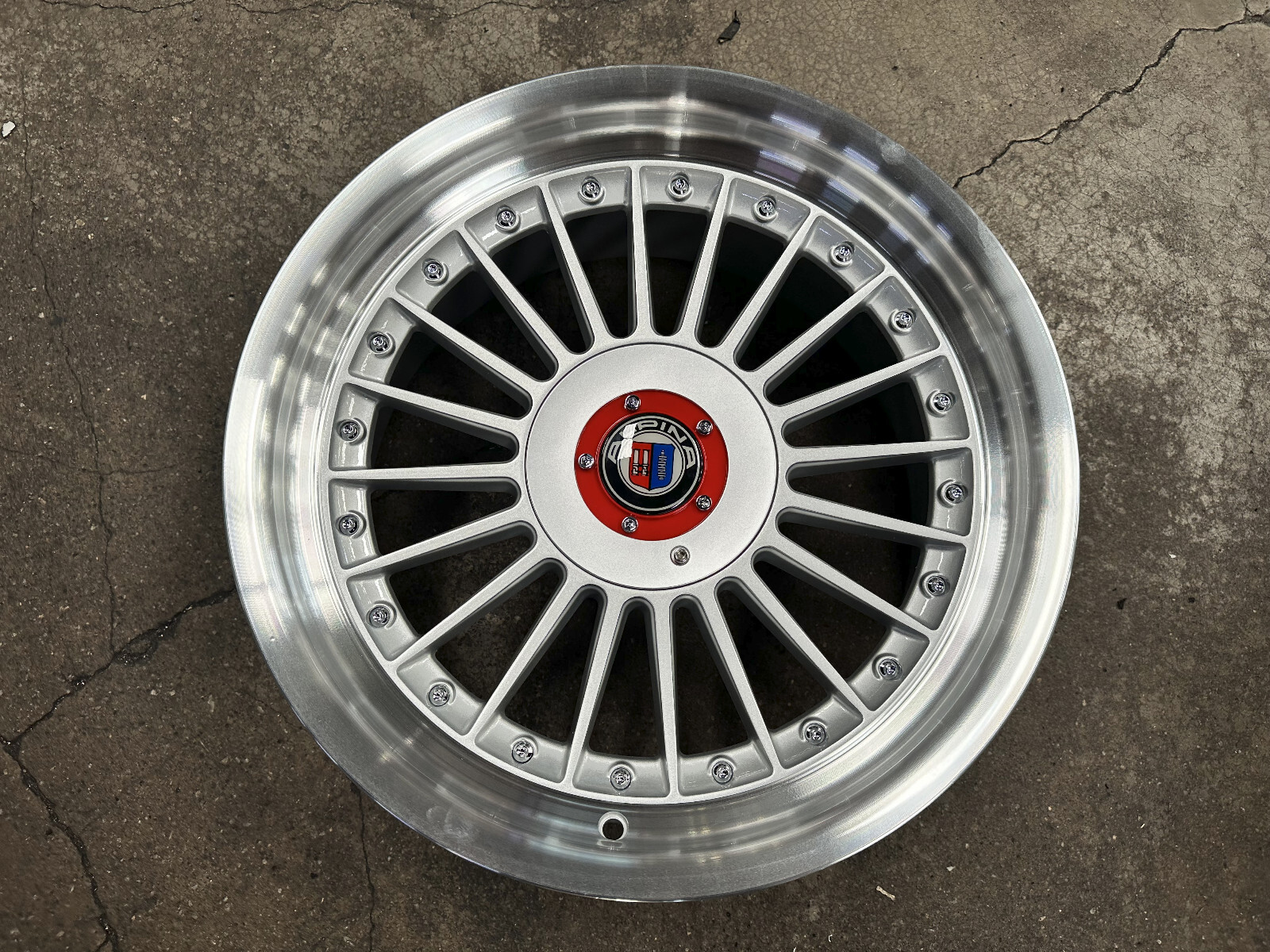 New 17x8J Alpina Classic Design 4x100 (4 Wheel) Fit BMW E30 VW MK1 ...