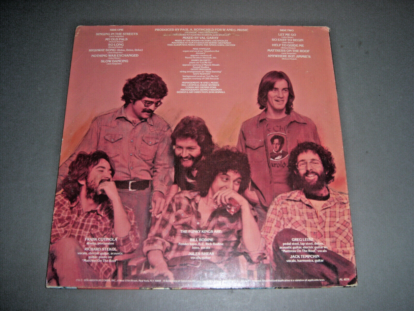 Funky Kings 1976 Arista AL 4078 VG+ VG+ | eBay