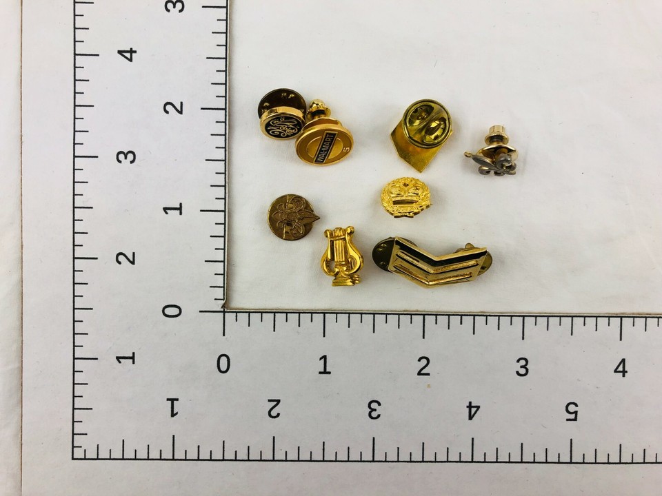 Mix Lot of Lapel Pins Button Fraternal Boy Scout Company Military ...