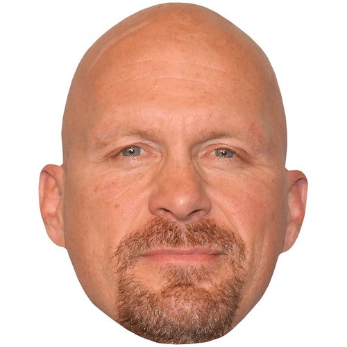 Steve Austin (Smirk) Celebrity Mask, Flat Card Face, Fancy Dress Mask ...