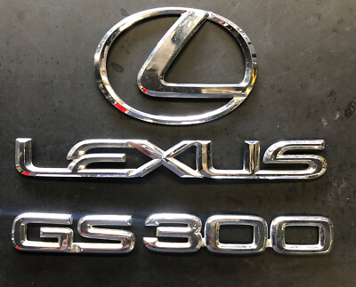 1998-2005 LEXUS GS300 Emblem Letters Trunk lid emblem LOGO OEM Badge 99 ...